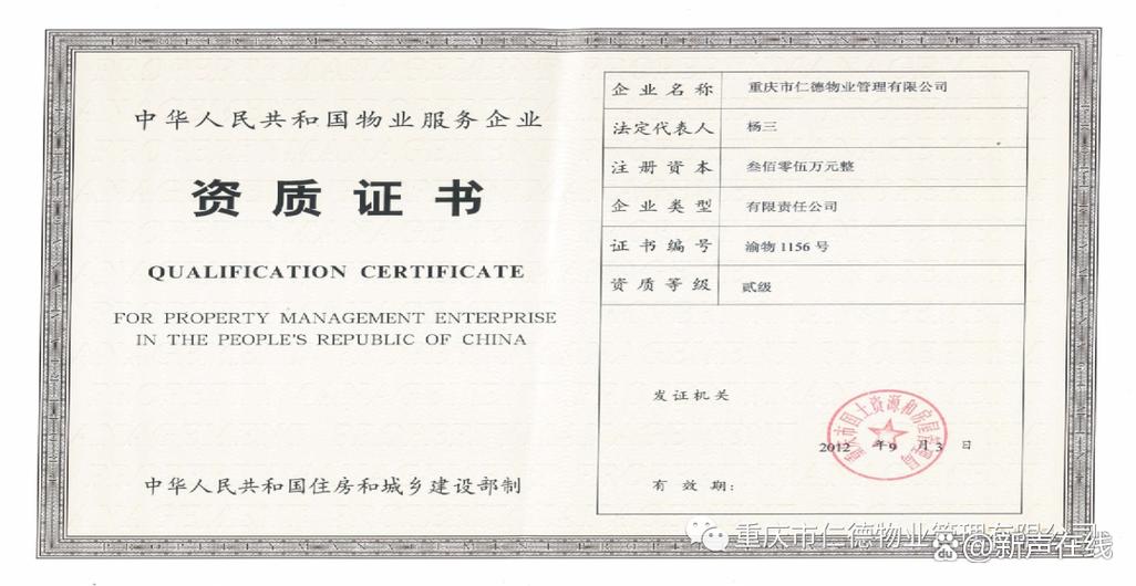 三级物业资质办理需要什么条件图标