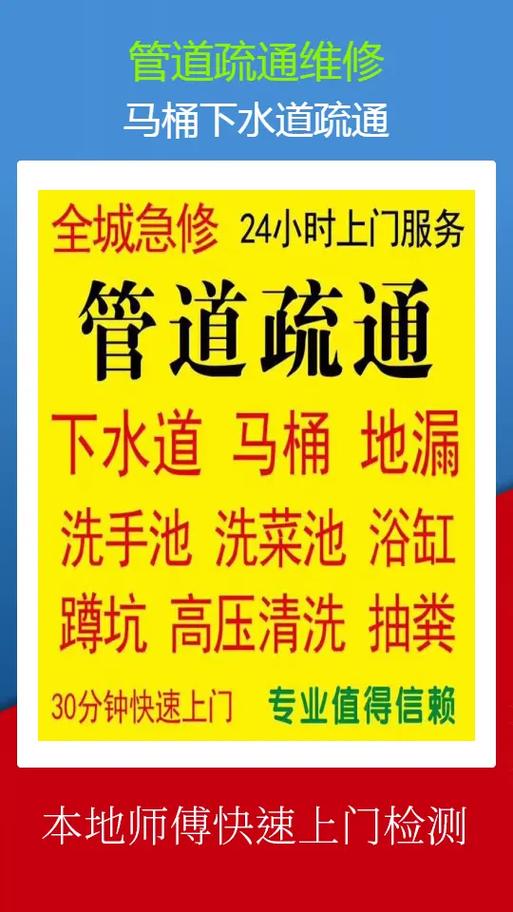 附近修下水道的师傅电话图标