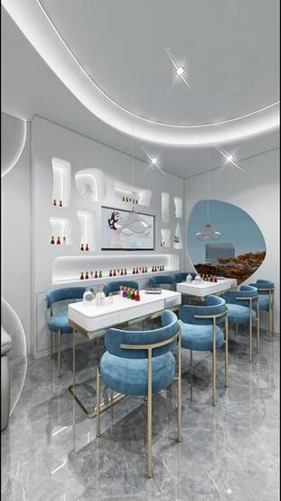 美甲店装修效果图图标
