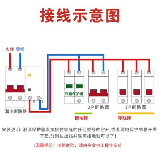 二相漏电保护器接线图图标