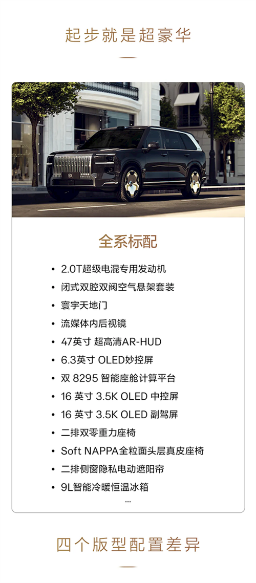 极氪9x参数配置截图