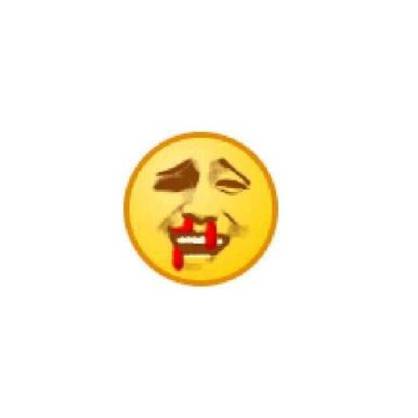 流鼻血emoji复制图标