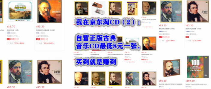 原版CD一张多少钱