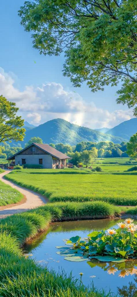 绿色风景图片高清壁纸截图