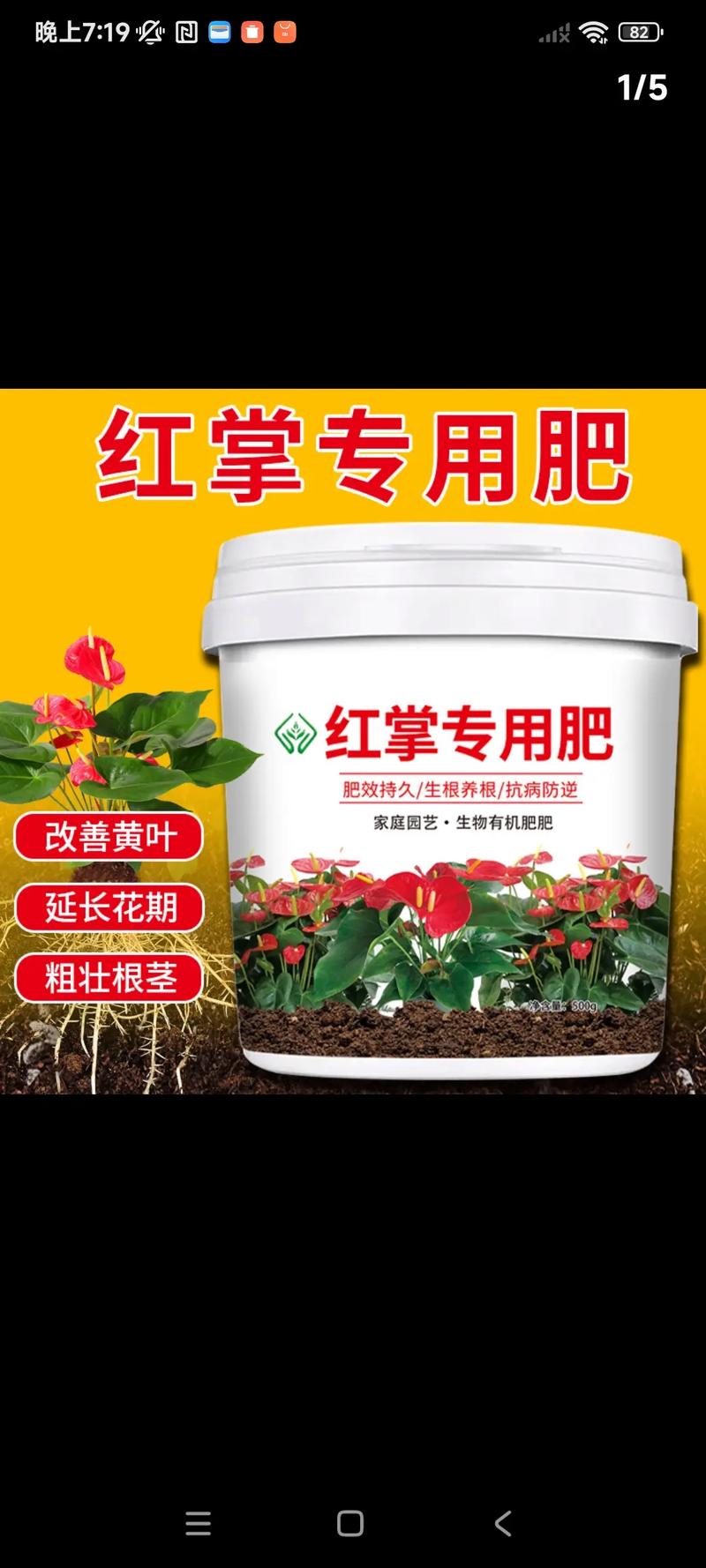 红掌浇什么肥料最好截图