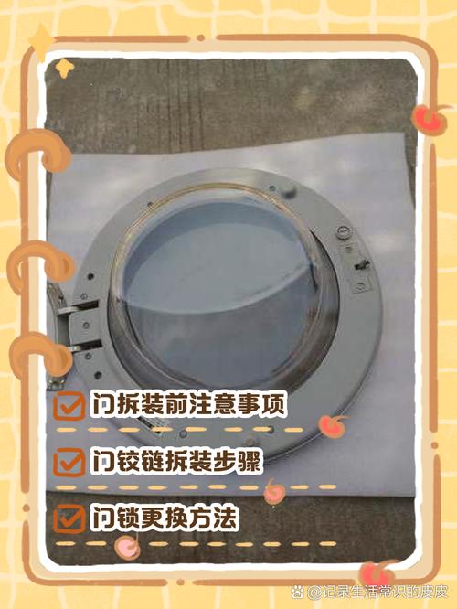 松下滚筒门拆卸图解图标