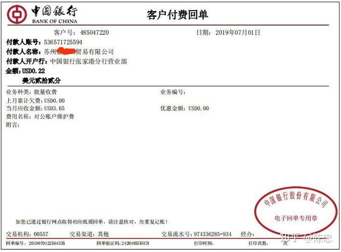 中国银行对公账户年费图标