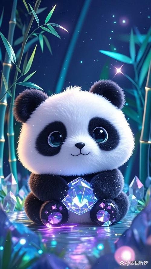 熊猫锁屏壁纸截图