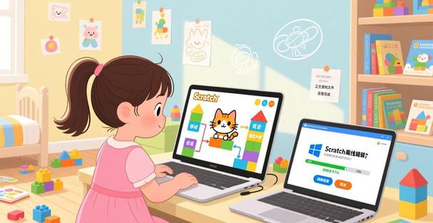 scratch3.0 在平板上安装图标