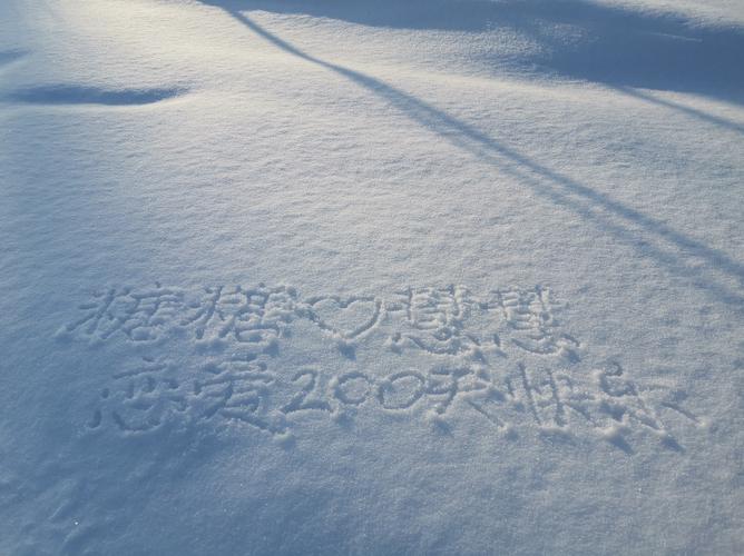 雪地写字图标