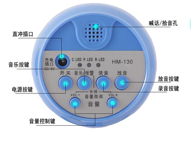 扩音器喇叭怎么录音图标