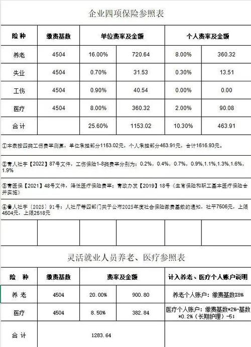山东保险缴费基数截图