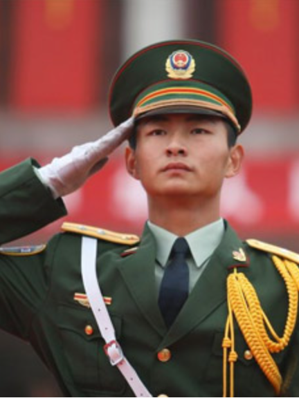 人民解放军敬礼正确手势截图