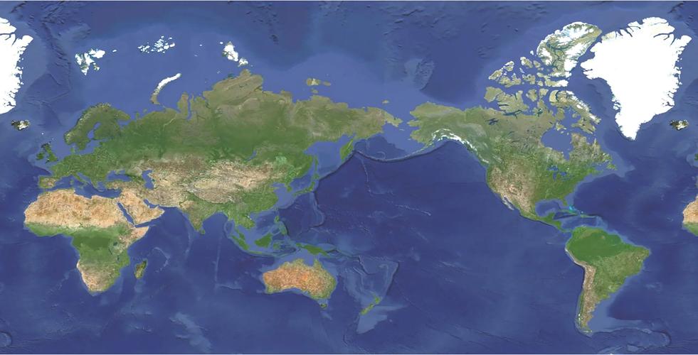 世界地图高清卫星地图全景图图标