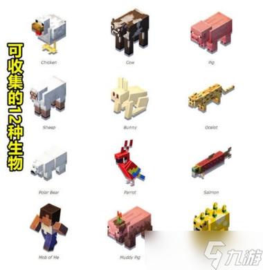 我的世界怎样创造生物图标