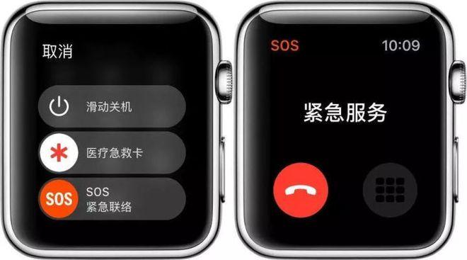 不小心按到sos紧急联络图标