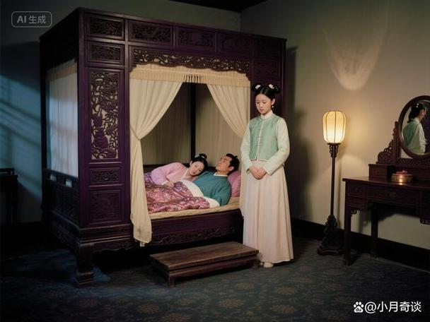 古代人圆房睡觉的流程图标