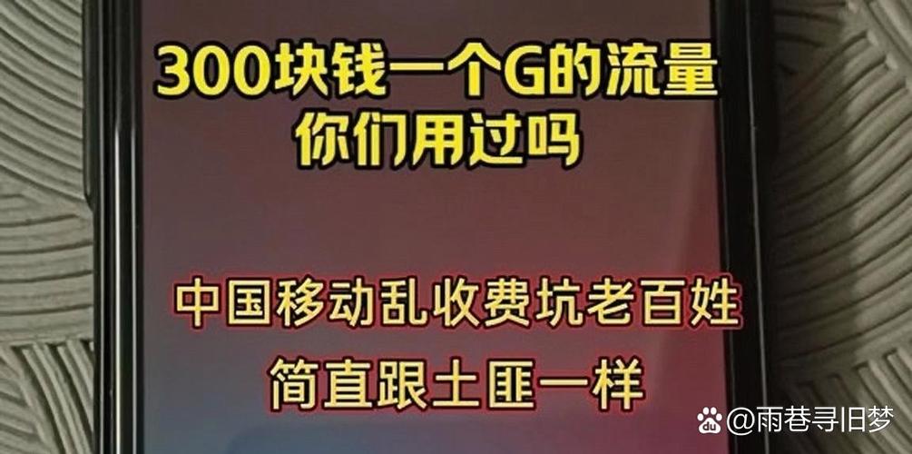 一个G的流量费用截图