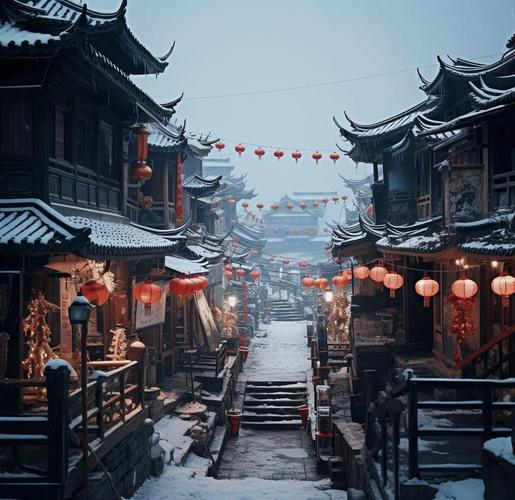 我的世界古风小型城镇图标