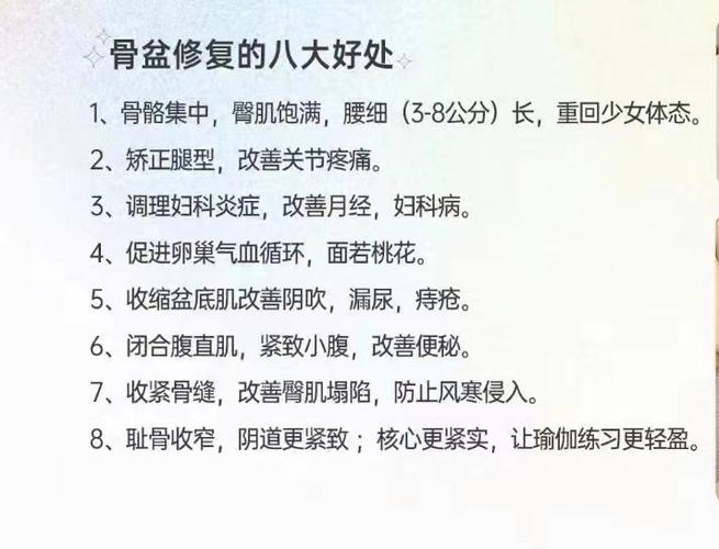 做完盆骨修复后的注意事项图标