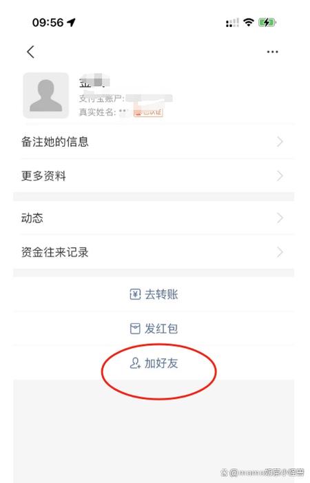 支付宝对方发来好友申请,显示的对方截图