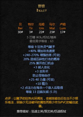 暗黑2野兽符文之语截图