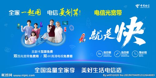 中国电信添翼迎春广告图标
