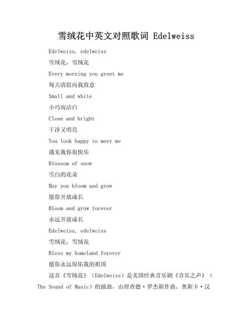 lovely中英对照歌词图标