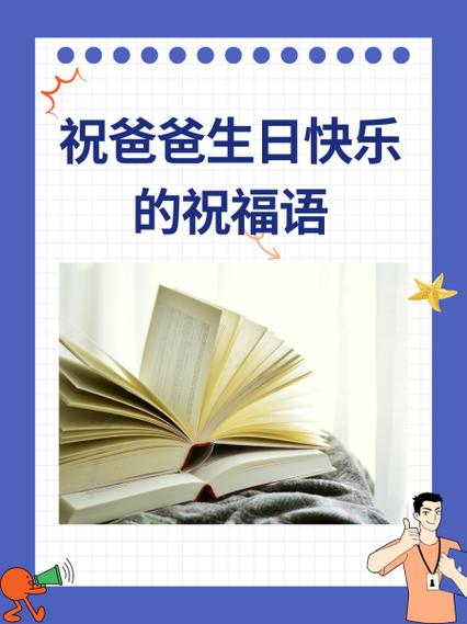 爸爸生日快乐的英文图标