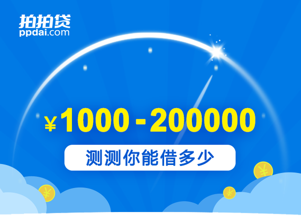 拍拍贷额度评估图标