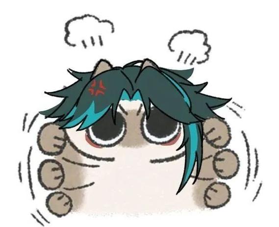 原神魈无聊表情包截图