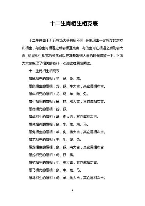 属相害是什么意思截图