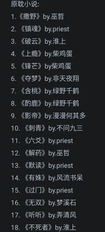 好看的原耽无限流小说推荐截图
