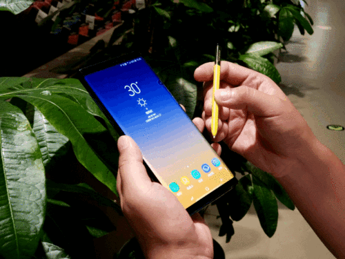 三星note9双击亮屏在哪设置图标