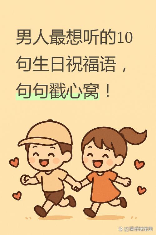 生日祝福词男性图标