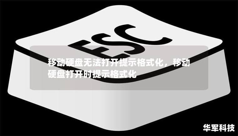移动硬盘读不出来提示格式化图标