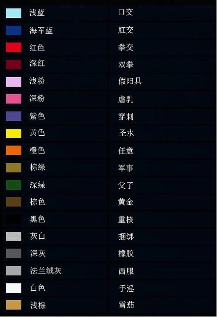 颜色的寓意和象征意义图标