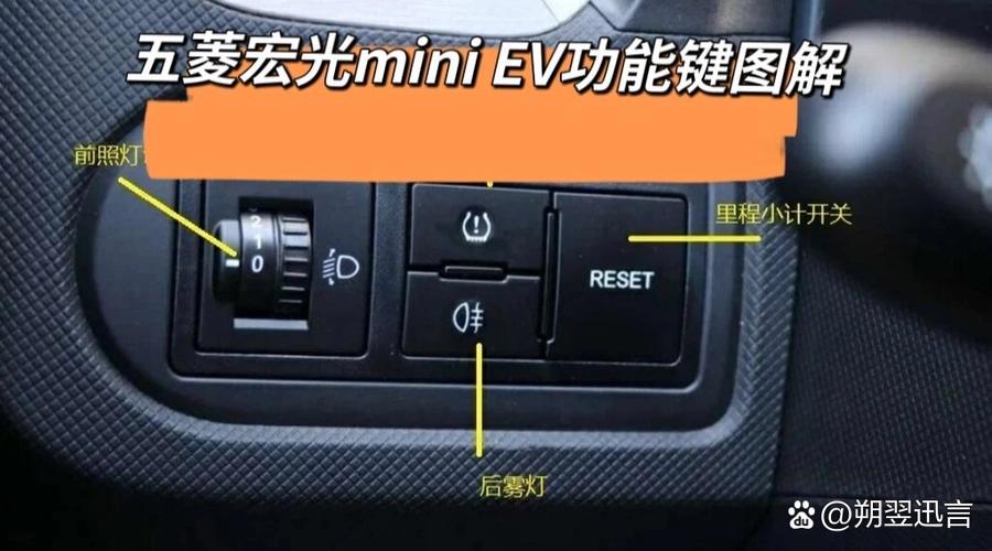 五菱宏光MINI的基本功能图标