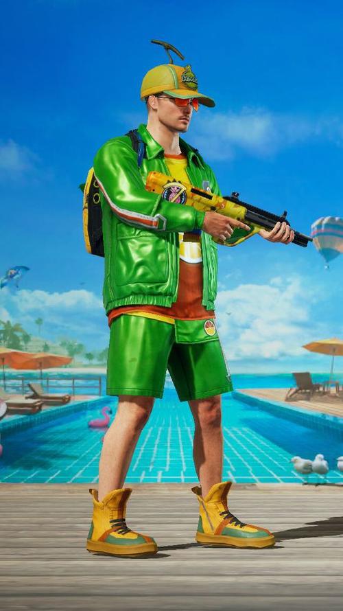 和平精英绿色衣服图标