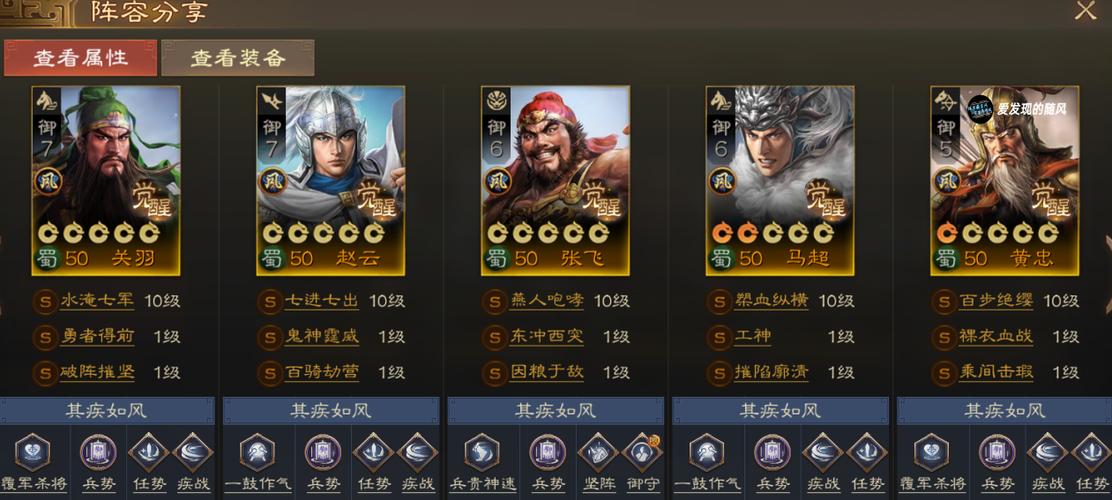 三国志诸葛亮阵容图标