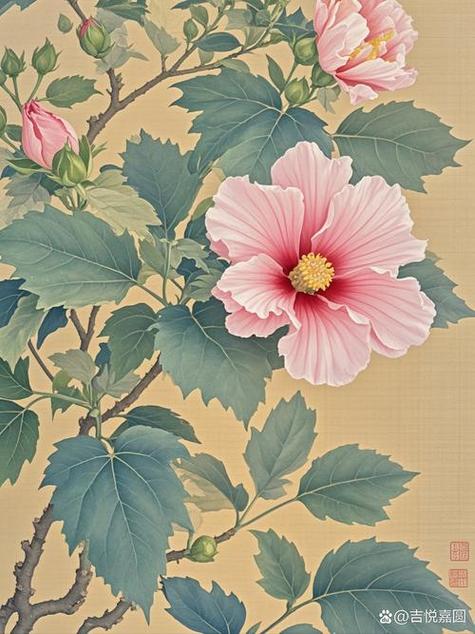 芙蓉花的寓意和象征图标