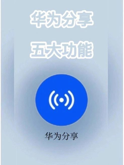 华为手机的分享功能用不了图标