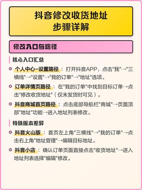 抖音商城如何更改收货地址截图