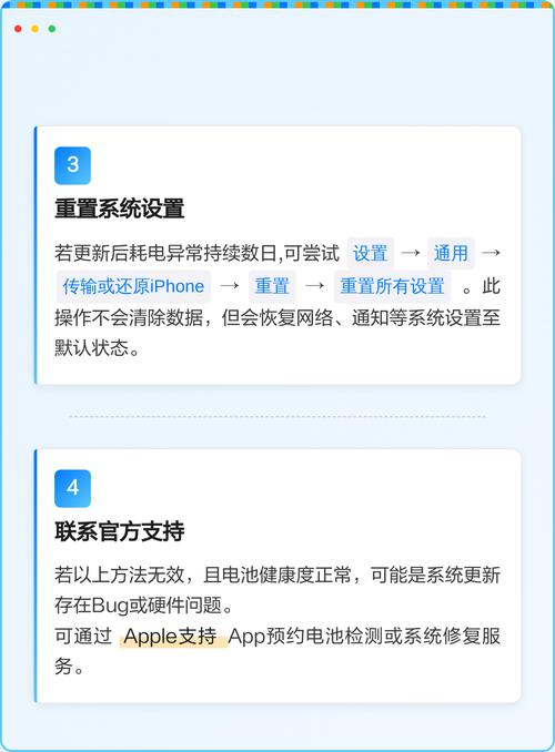 苹果更新系统后掉电快怎么办图标