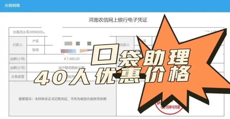 专业版口袋助理收费标准截图
