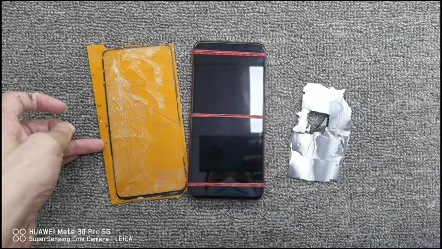 华为手机维修后后盖掉漆图标