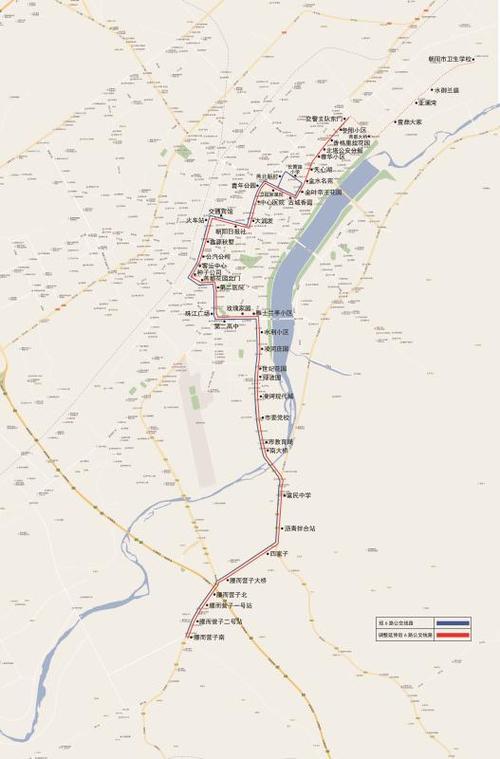 辽宁朝阳6路公交车路线图图标