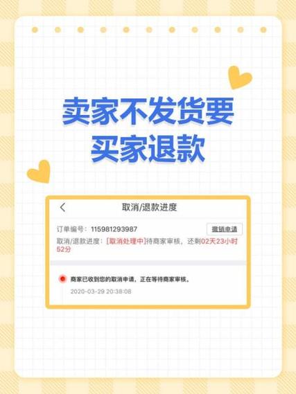 卖家不发货让我申请退款图标