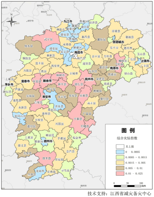 江西省行政区划地图图标