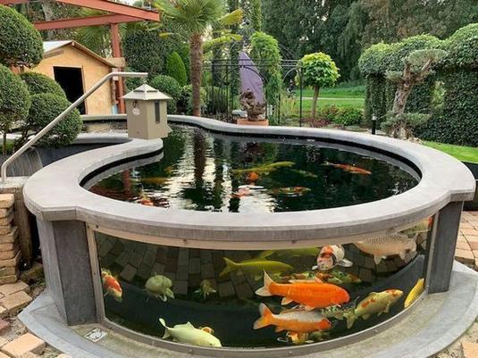 自建养鱼水池图片图标